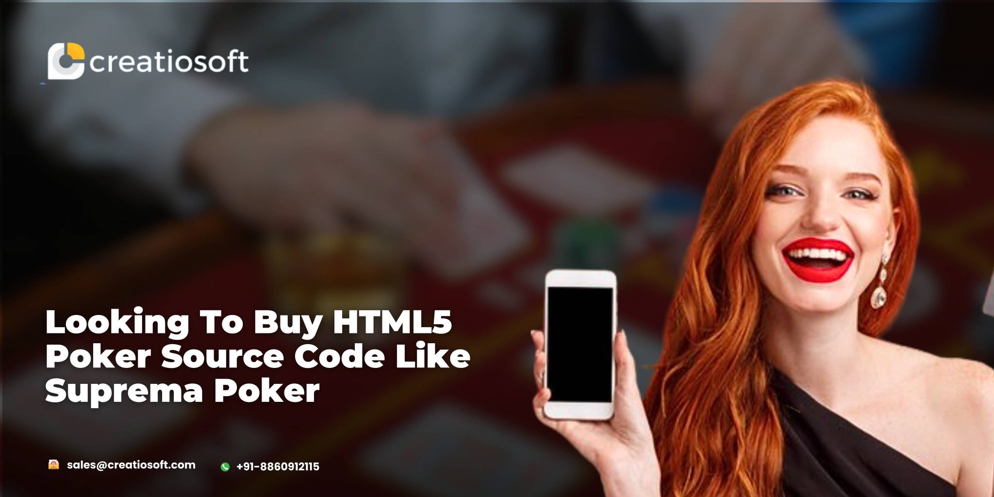 Looking To Buy HTML5 Poker Source Code Like Suprema Poker | Creatiosoft